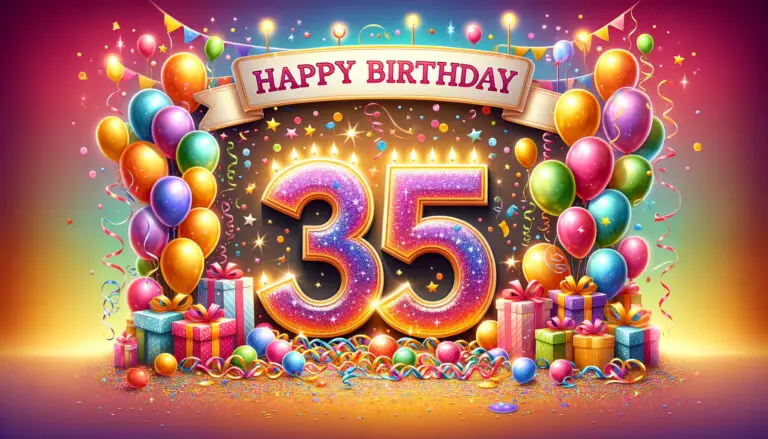 Cheers To 35 Years: 32 Heartwarming Birthday Messages For Your Special ...