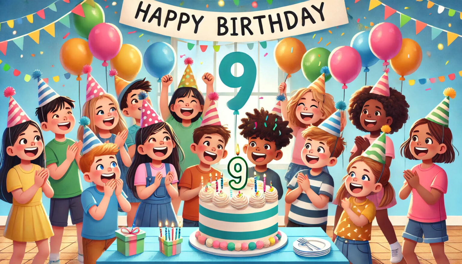 🎉 21 Heartwarming 9th Birthday Messages: Celebrate The Magic Of Turning ...